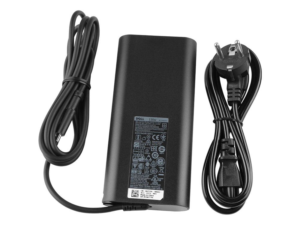 130W USB-C Dell ADP-130FB BA Adaptér Nabíječka + Volný kabel